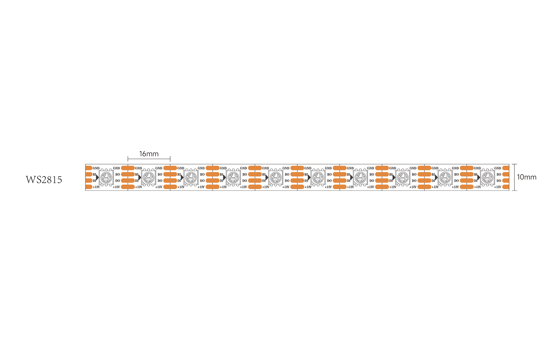 WS2815 RGBIC LED Strip – BTF-LIGHTING