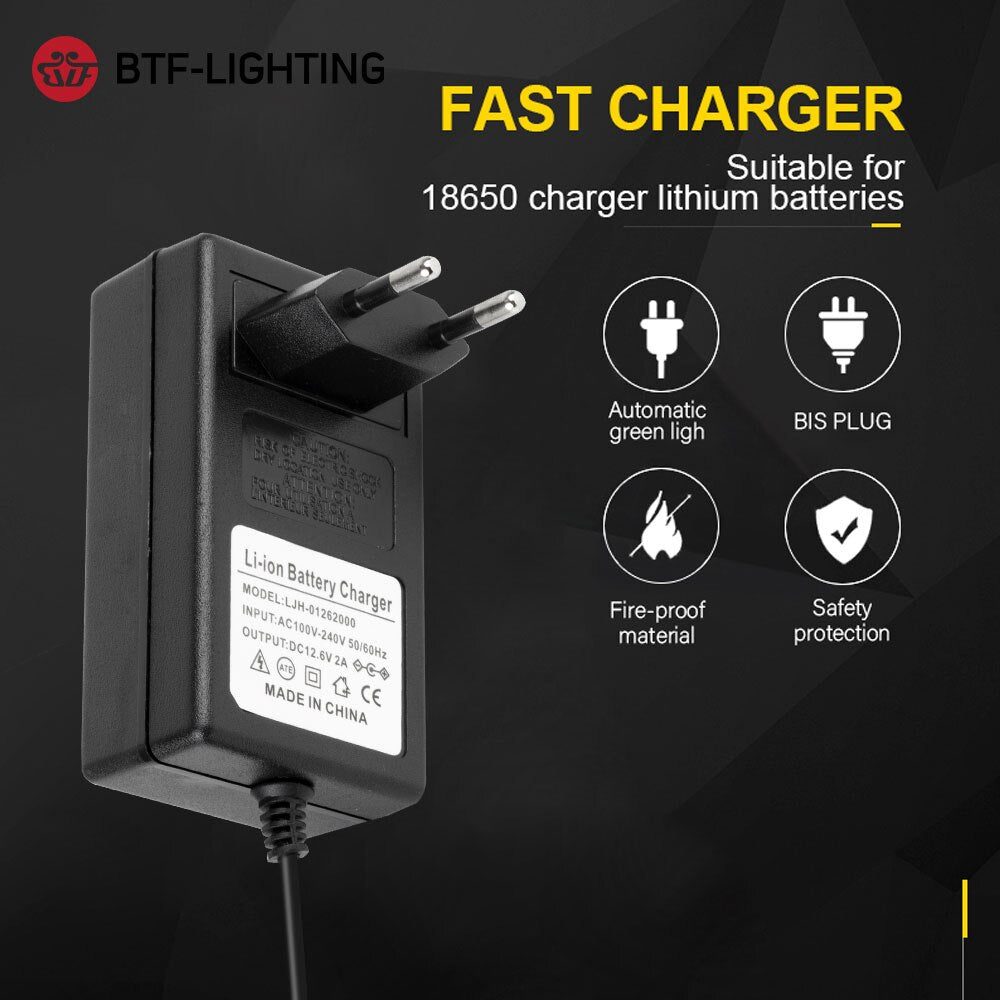 18650 Lithium Battery Charger Adapters 5.5mm*2.1mm 2.5mm 110-240V 3S L ...