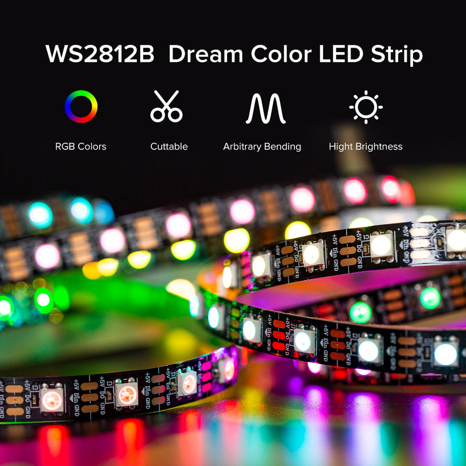 SPI SMD LED Strip SPI SMD LED Strip - WS2812B RGBIC 5V – BTF-LIGHTING