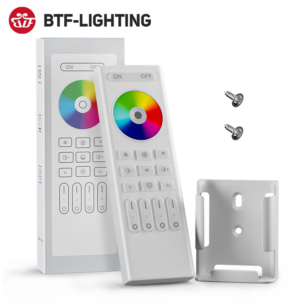 2.4GHz RF Touch Remote for DIM CCT RGB RGBW RGBCCT 4 Zone for C01-05RF – BTF-LIGHTING