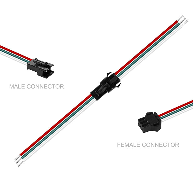 2pin/3pin/4pin/5pin SM JST LED Connector – BTF-LIGHTING