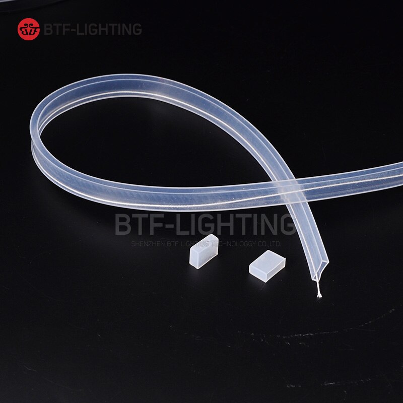 5 meters 8mm 10mm 12mm Silicon Tube with Caps IP67 for SMD 5050 3528 3 ...