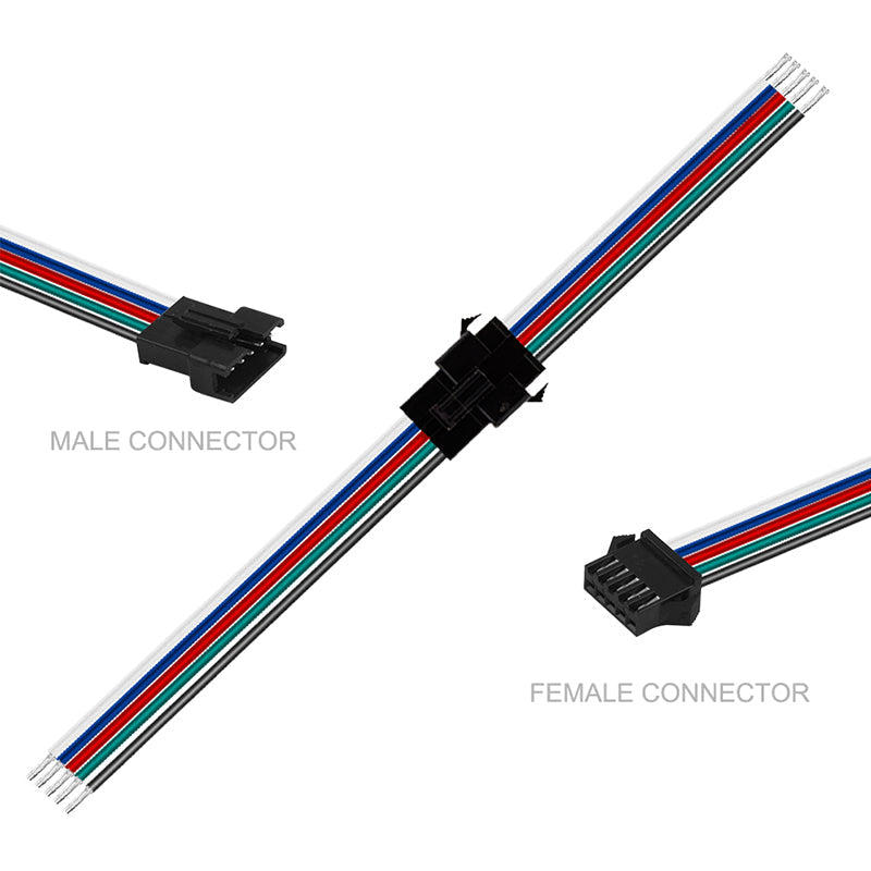 2pin/3pin/4pin/5pin SM JST LED Connector – BTF-LIGHTING