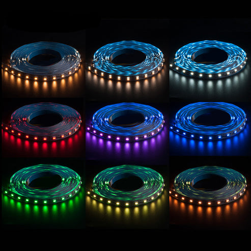 5050SMD RGBCCT 5 Colors in 1 LED LED Strip Light RGB WW CW 3000K - 650 ...