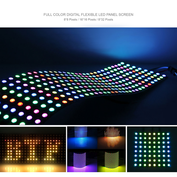 WS2812B Panel Screen 8*8,16*16,8*32 DC5V – BTF-LIGHTING
