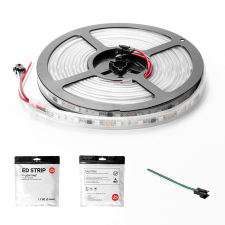 WS2811 RGB IC LED Strip Flexible Dream Color Addressable Chasing Effec ...