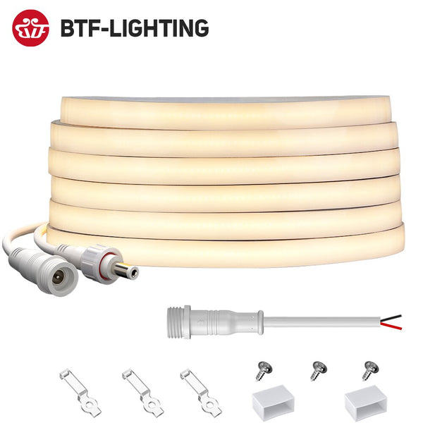 FCOB COB FOB LED Light Strip 480LEDs Outdoor IP68 Waterproof 24V 3000K ...