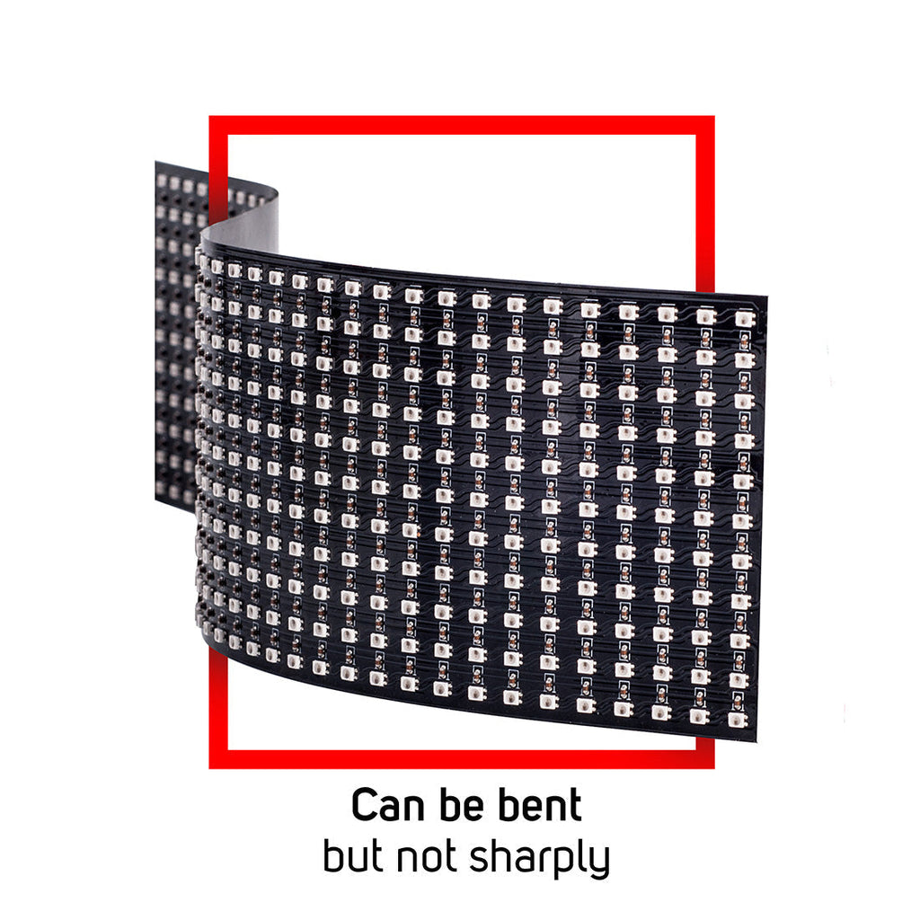 WS2812B Mini Led SMD 2427 Digital 11x44 22x22 Digital Flexible LED Pan ...