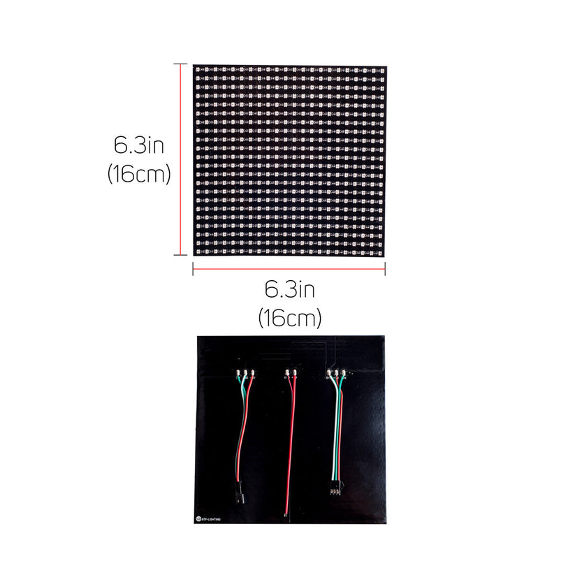 WS2812B Mini Led SMD 2427 Digital 11x44 22x22 Digital Flexible LED Pan ...