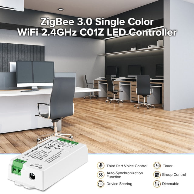 Zigbee 3.0 WiFi 2.4GHz LED Controller DIM CCT RGB RGBW RGBCCT Hue Brid ...