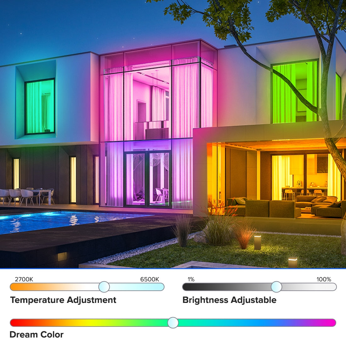 Zigbee 3.0 WiFi 2.4GHz LED Controller DIM CCT RGB RGBW RGBCCT Hue Brid ...